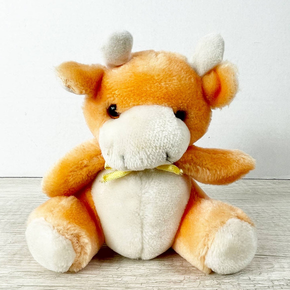 Applause | Toys | Applause Pastel Orange Cow Plush Stuffed Animal ...